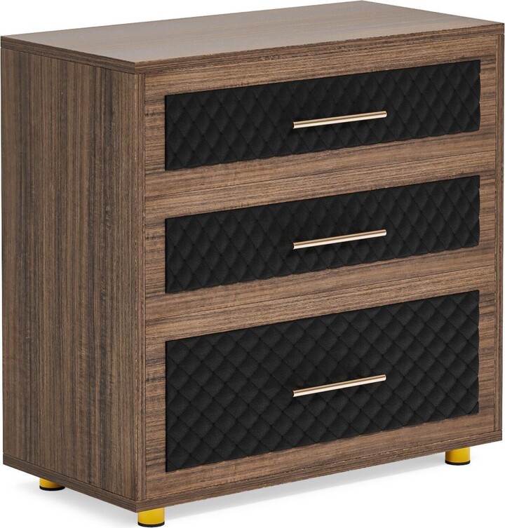 Tribesigns 3-Drawer File Cabinet, Modern Lateral Filing Cabinet for A4 ...