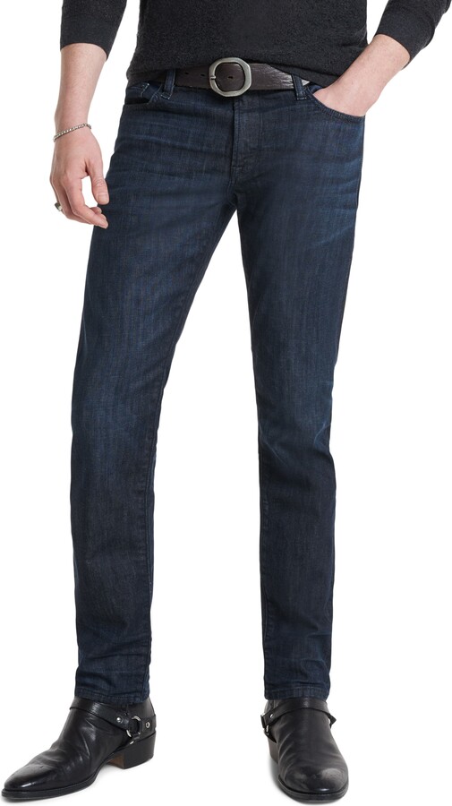 John Varvatos J702 Ferris Slim Fit Stretch Selvedge Jeans - ShopStyle