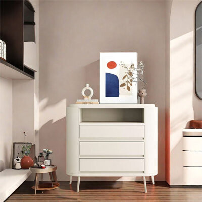 Morpho Nest Creations Elegant Mahogany Sideboard With Rounded Corners ...