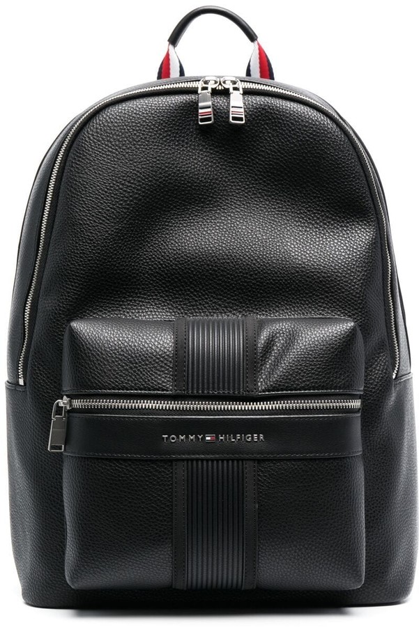 Tommy Hilfiger Logo-Plaque Backpack - ShopStyle