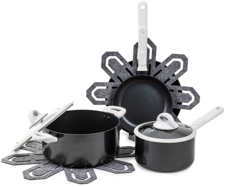 Brooklyn Steel Co. Ultraviolet Nonstick 8-Pc. Cookware Set - ShopStyle