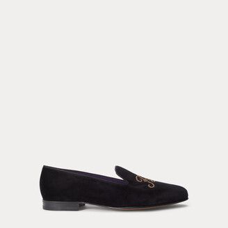 Frette Arturo mens velvet slippers - ShopStyle