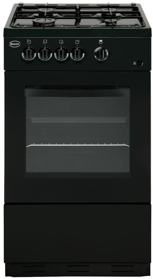 Swan SX1031B 50cm Gas Cooker with FSD - Next Day Delivery - Black ...