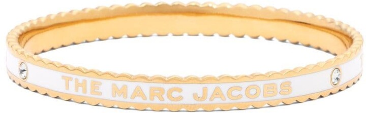 Marc Jacobs The Medallion scalloped bangle bracelet - ShopStyle