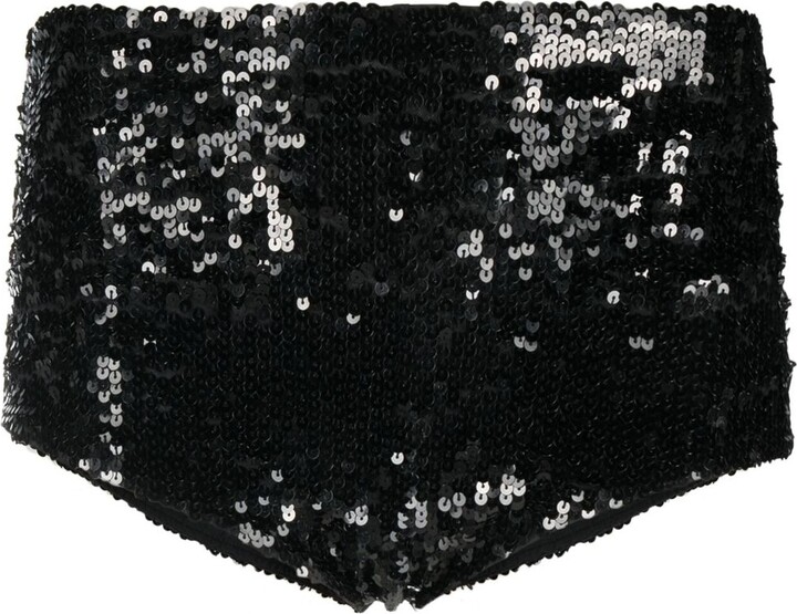 P.A.R.O.S.H. Sequin Mini-Shorts - ShopStyle Shorts