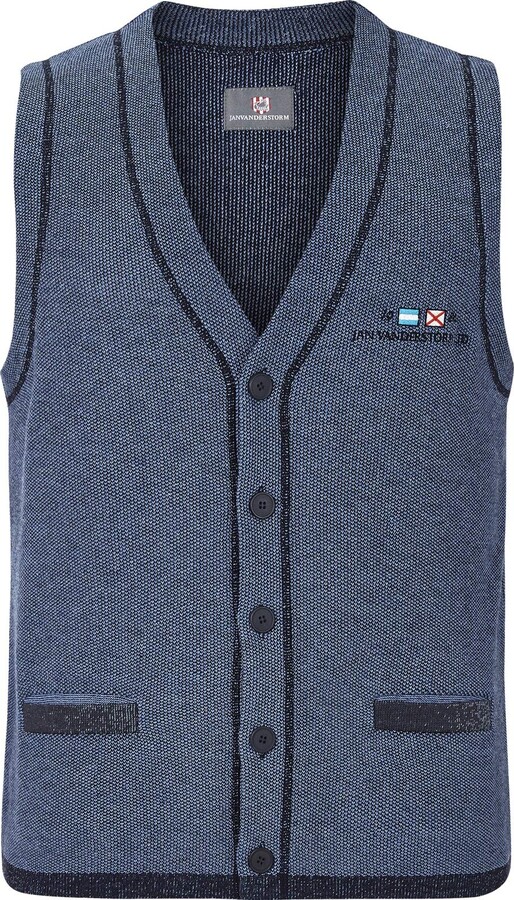 Jan Vanderstorm Men's Knitted Vest Swante (Men's Vest - ShopStyle