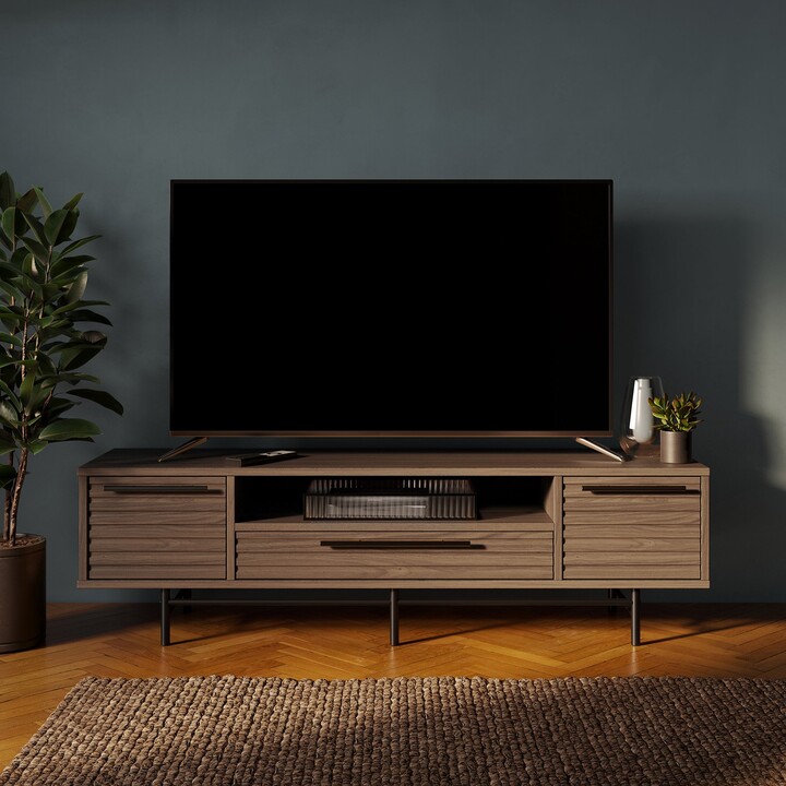 Dunelm Bryant Wide TV Unit for TVs up to 60" Walnut - ShopStyle