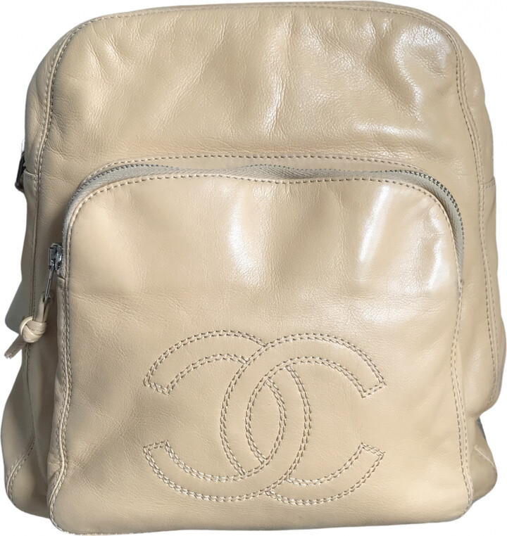 Chanel Leather backpack - ShopStyle