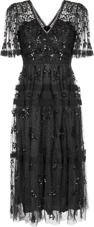 Needle & Thread Sequin-Embellished Midi Dress - ShopStyle