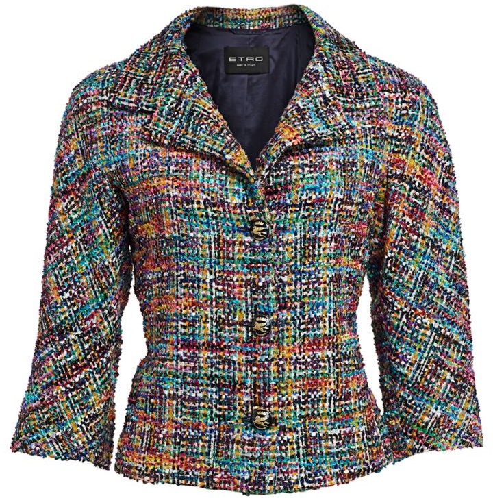 Etro Tweed Boucle Jacket - ShopStyle