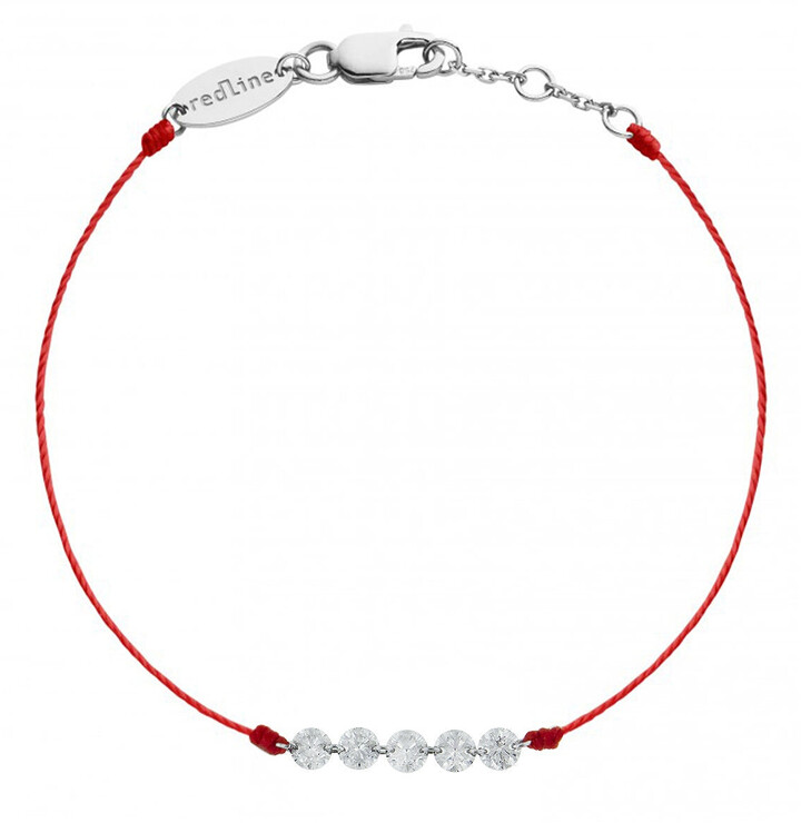 Redline Five Liberty Red String White Gold Bracelet - ShopStyle