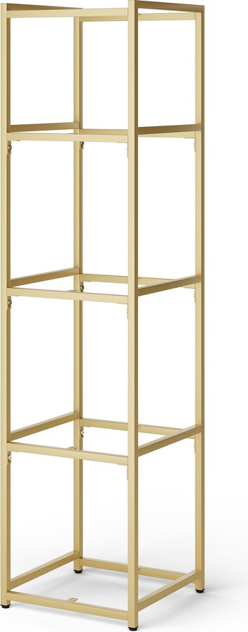 Dunelm Modular 5 Shelf Gold Frame Component Gold - ShopStyle Bookcases ...