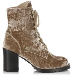 Stuart Weitzman Women's Kolbie Chain Block-Heel Booties - ShopStyle Boots