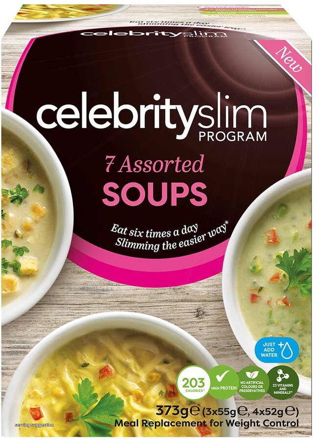 Celebrity Slim 7 Assorted Soups - 373 grams - ShopStyle Workout Accessories