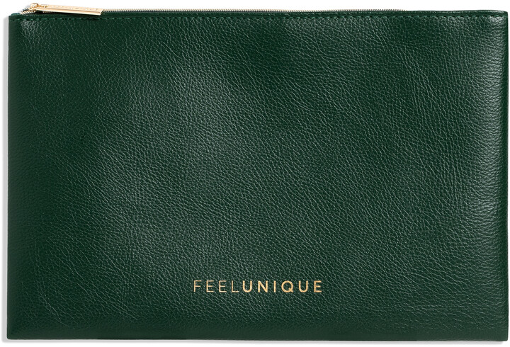 Powered By Feelunique Feelunique Green Pouch - ShopStyle Bags & Cases
