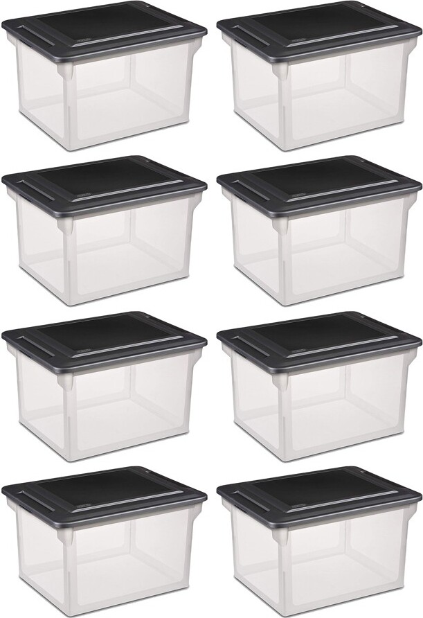 Sterilite 18689004 Versatile Clear Home Organizing Storage File ...