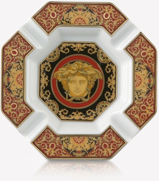 Versace Home Collection Medusa Porcelain Ashtray by Rosenthal ...