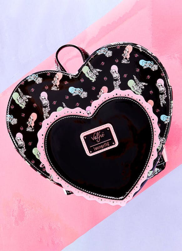 Valfre X Loungefly Double Heart Mini Backpack - Black - ShopStyle