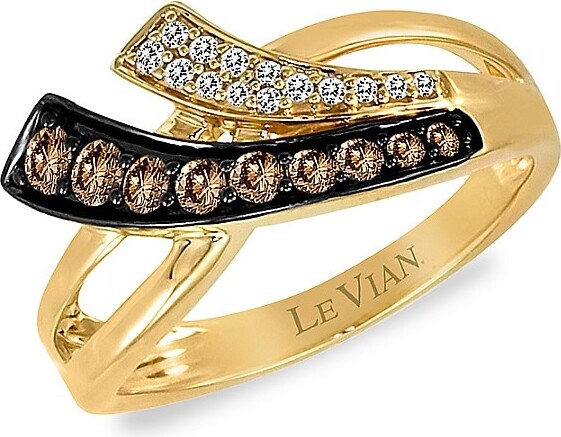 LeVian Chocolatier® 14K Honey Gold™, Chocolate Diamond® & Vanilla ...