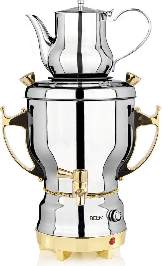 BEEM Tea-Classic 3L samovar - stainless steel and gold-plated - ShopStyle