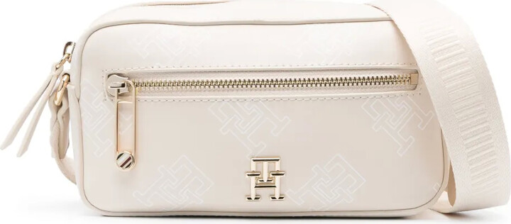 Tommy Hilfiger Iconic monogram-pattern crossbody bag - ShopStyle