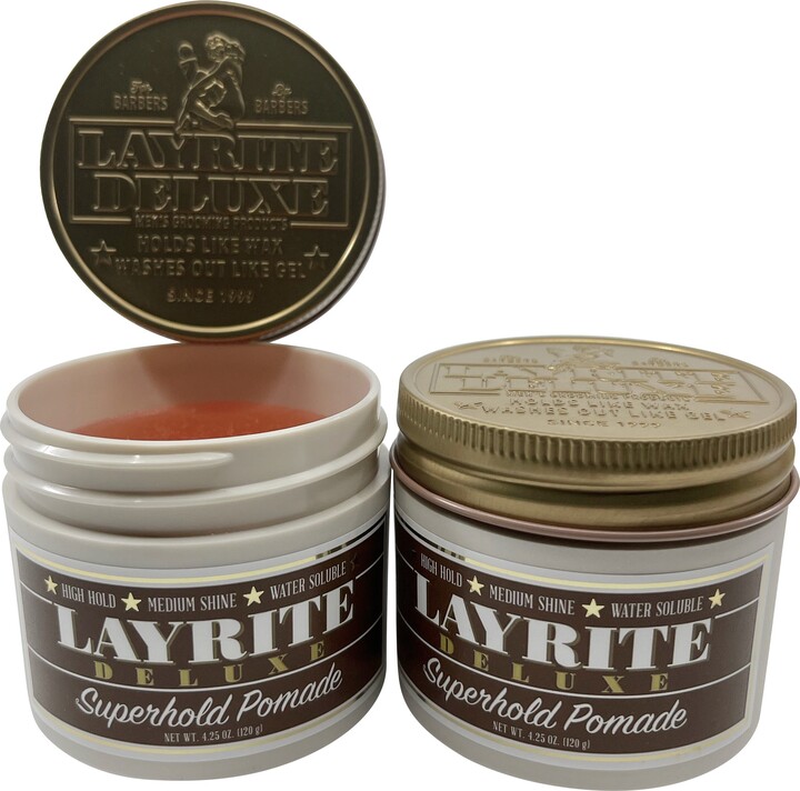 Layrite Deluxe Superhold Pomade 4.25 OZ Set of 2 - ShopStyle Hair ...