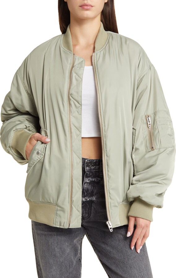 Blank NYC Oversize Bomber Jacket - ShopStyle