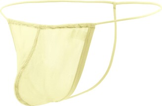 BIATWOWR Sexy See-Through Men’s T-Back Thongs Transparent Underwear ...