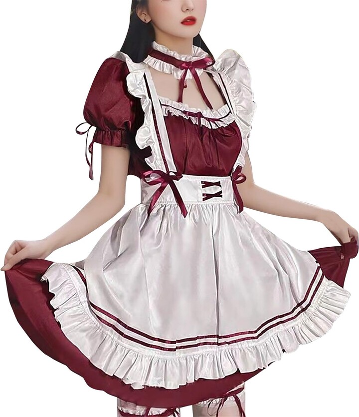 Soolike Womens French Maid Costume Womens Oktoberfest Outfit Cute