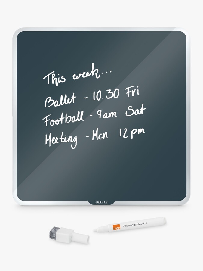 Leitz Cosy Magnetic Glass Whiteboard - ShopStyle Baskets & Boxes