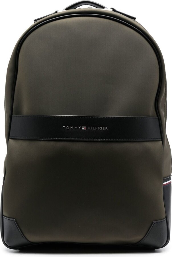 Tommy Hilfiger Logo-Plaque Backpack - ShopStyle