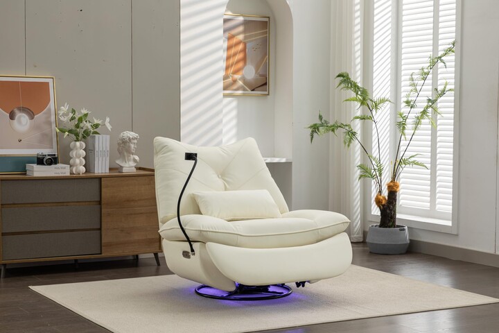 iLintek 270° Swivel Glider Electric Rocker Recliner Oversized ...