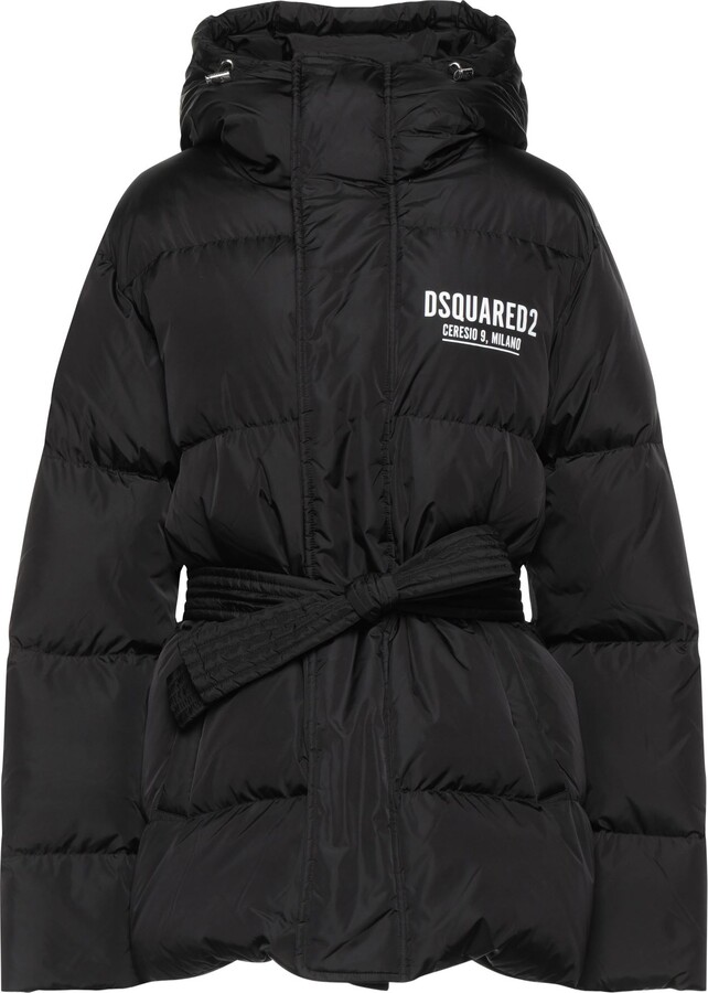 DSQUARED2 Down Jacket Black - ShopStyle
