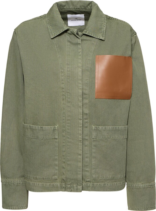 Anine Bing Jake cotton jacket - ShopStyle