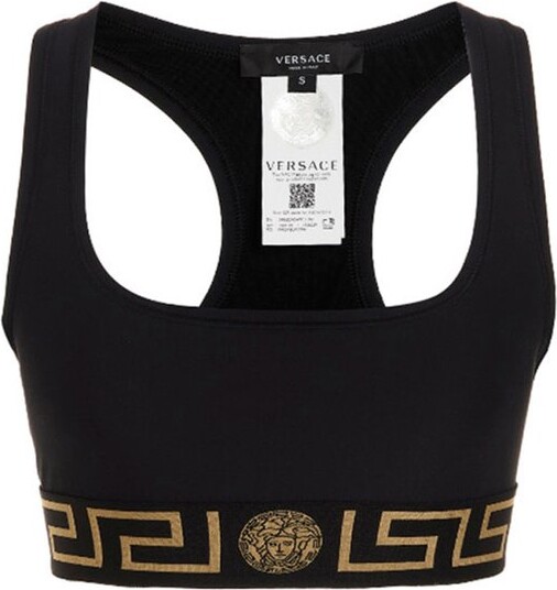 Versace Medusa Motif Scoop-Neck Bra - ShopStyle Hosiery