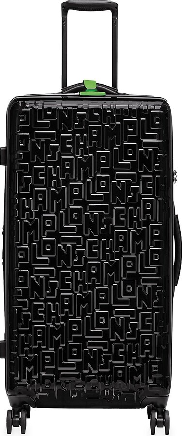 Longchamp Large LGP Travel Trolly Suitcase - Black - ShopStyle