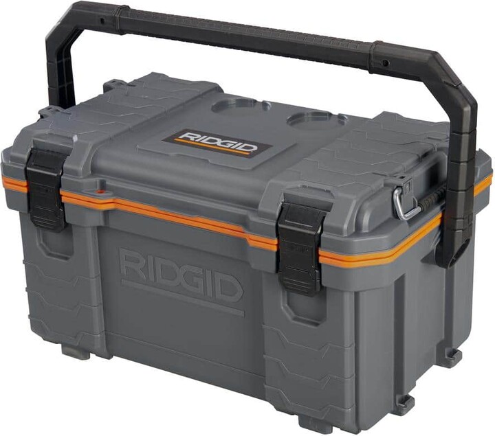 RIDGID Pro Gear System Gen 2.0 Cold Box 27 Qt. Heavy Duty XL Cooler ...