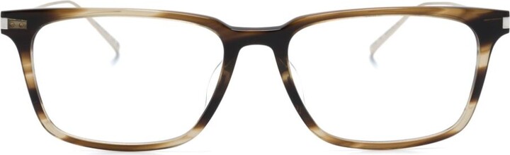 Saint Laurent Eyewear Tortoiseshell Square-Frame Glasses - ShopStyle ...