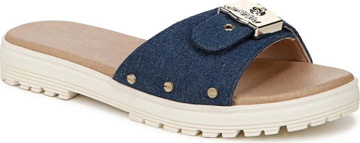 Dr. Scholl's Women's Think Iconic Lug Sole Slides - ShopStyle