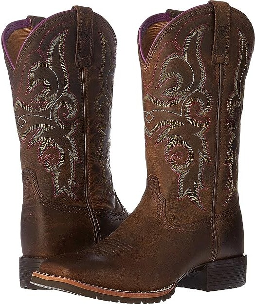 Ariat Hybrid Rancher (Distressed Brown) Cowboy Boots - ShopStyle