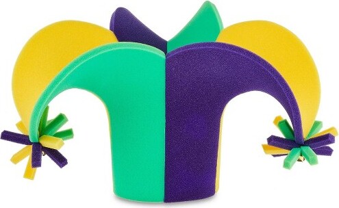 Foam Party Hats Mardi Gras 3 Points Jester Hat - ShopStyle Ribbons