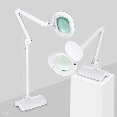 Brightech Lightview XL 2 In 1 Adjustable Magnifying Floor And Desk Lamp ...