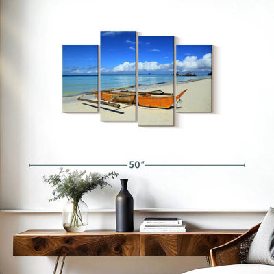 Elephant Stock Boracay Island Outrigger Boat - ShopStyle Decor