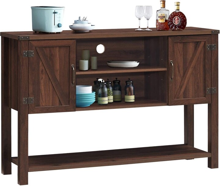 Global Pronex Console Table Buffet Table, Modern Sideboard with Storage ...