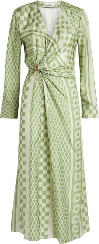 Tressé Paris Silk Ressina Midi Dress - ShopStyle