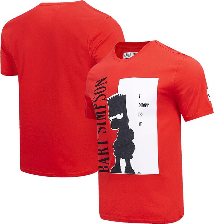 Freeze Max Men's Red The Simpsons Bart Simpson The World Is Yours T ...