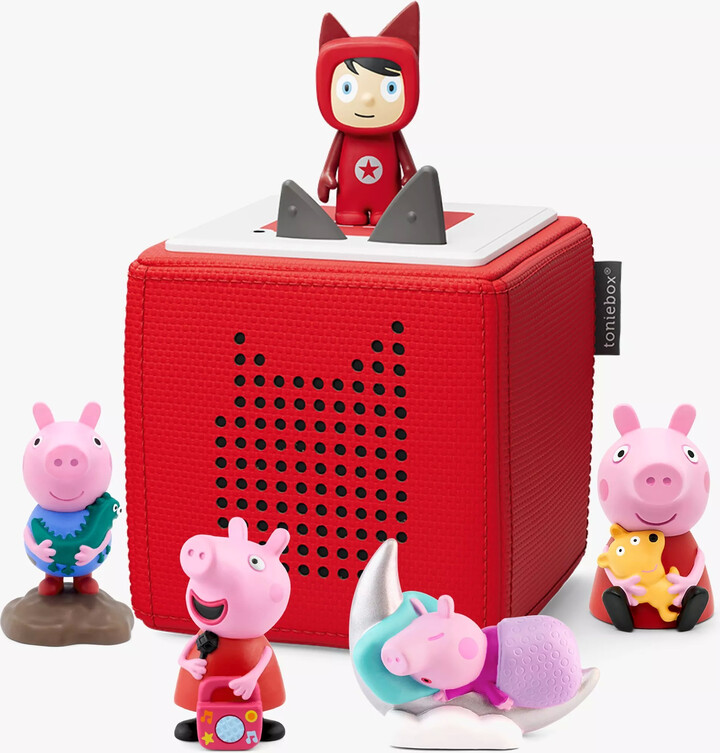 tonies Peppa Pig 4 Tonie Audio Characters Toniebox Starter Set ...