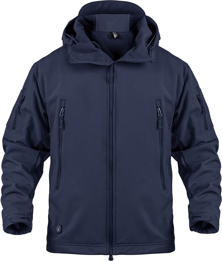 donhobo Army Men Jacket Military Coat Tactical Jacket Winter Waterproof ...