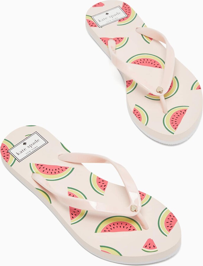 Kate Spade New Fiji Watermelon Flip Flops - ShopStyle