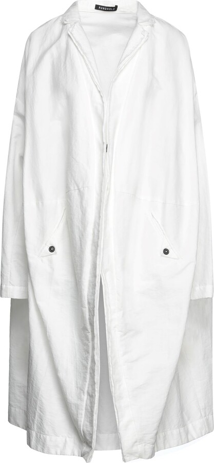 Rundholz Overcoat White - ShopStyle Outerwear